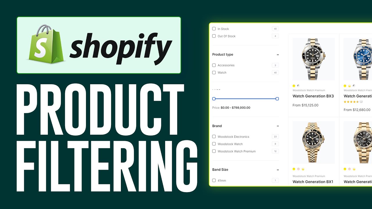 How To Add Product Filtering in Shopify (2025) - YouTube