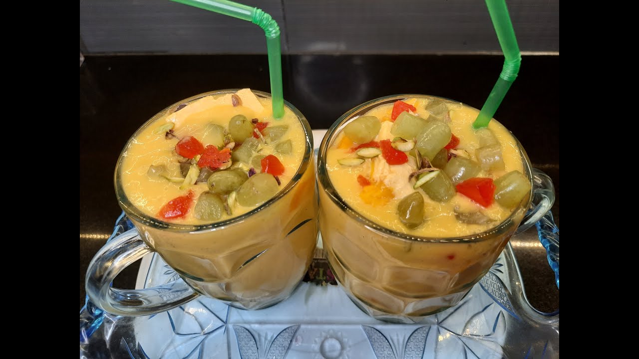 MANGO MASTANI QUICK AND EASY ONLY 10 MINUTES RECIPE #mangorecipes # ...