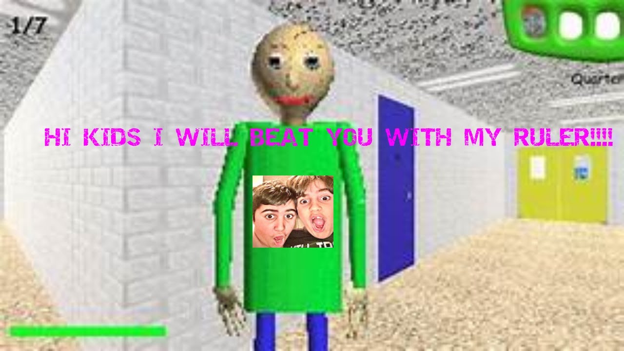 REAL LIFE BALDI BASICS EPISODE 2!!!! {Gigi&Genny} - YouTube