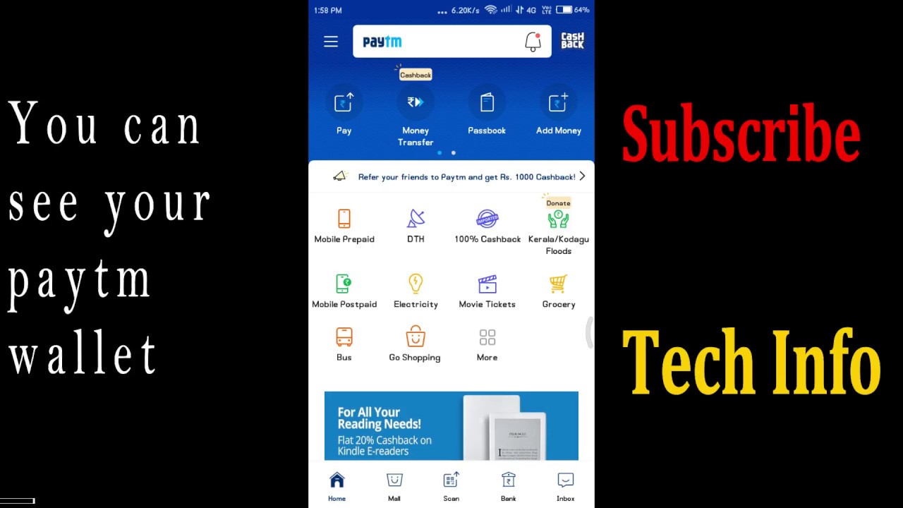 how to check paytm balance ll paytm wallet ll paytm balance check 2018 ...