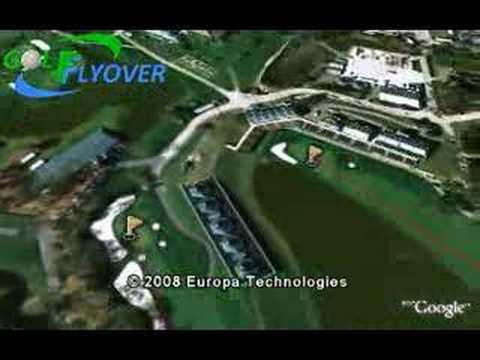 Golf Course Flyover In Google Earth - YouTube