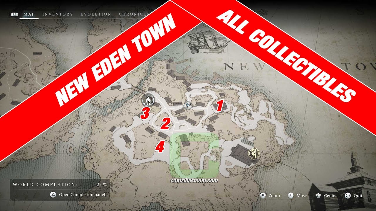 All Collectibles - New Eden Town - Banishers: Ghosts of New Eden - YouTube