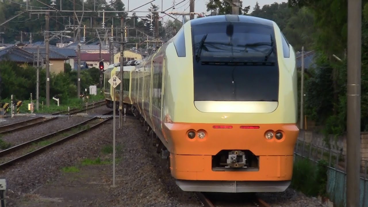 【警笛有】E653系1000番台U-101編成 水戸線笠間駅発車シーン - YouTube