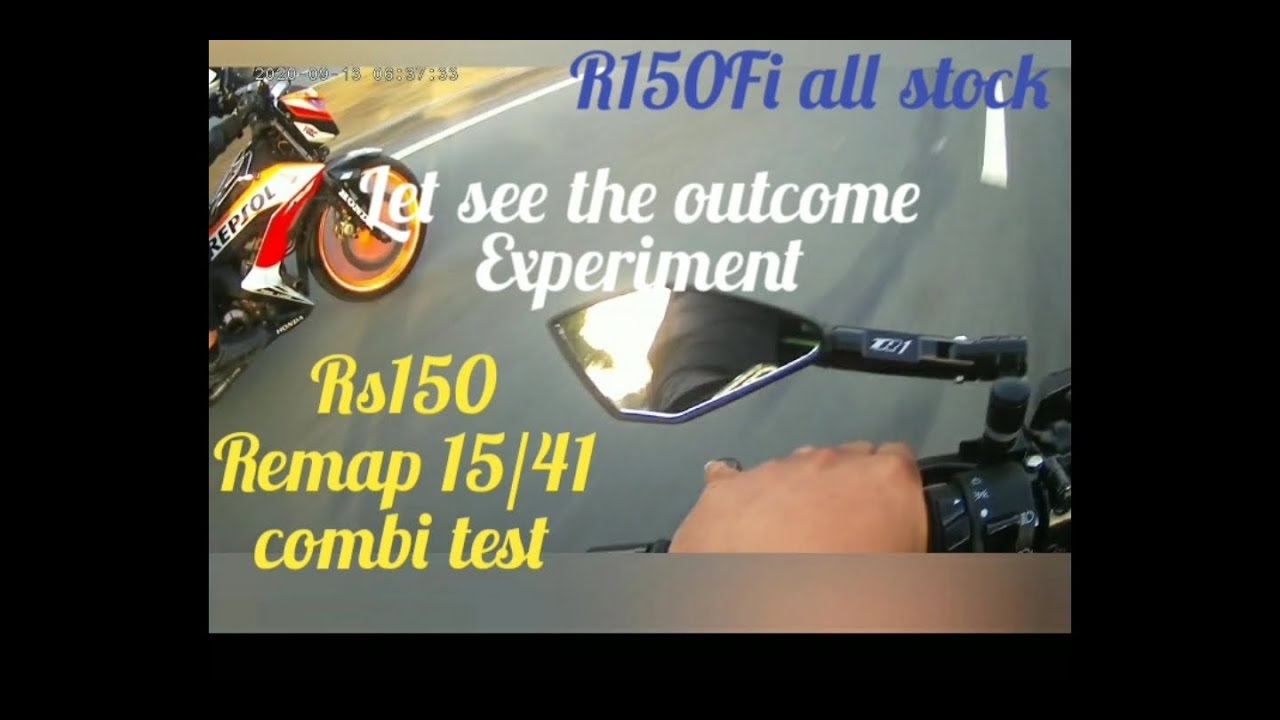 Rs150 Remap Vs R150fi| Mamaw rider kahit anung motor hawak talo ako|anu ...