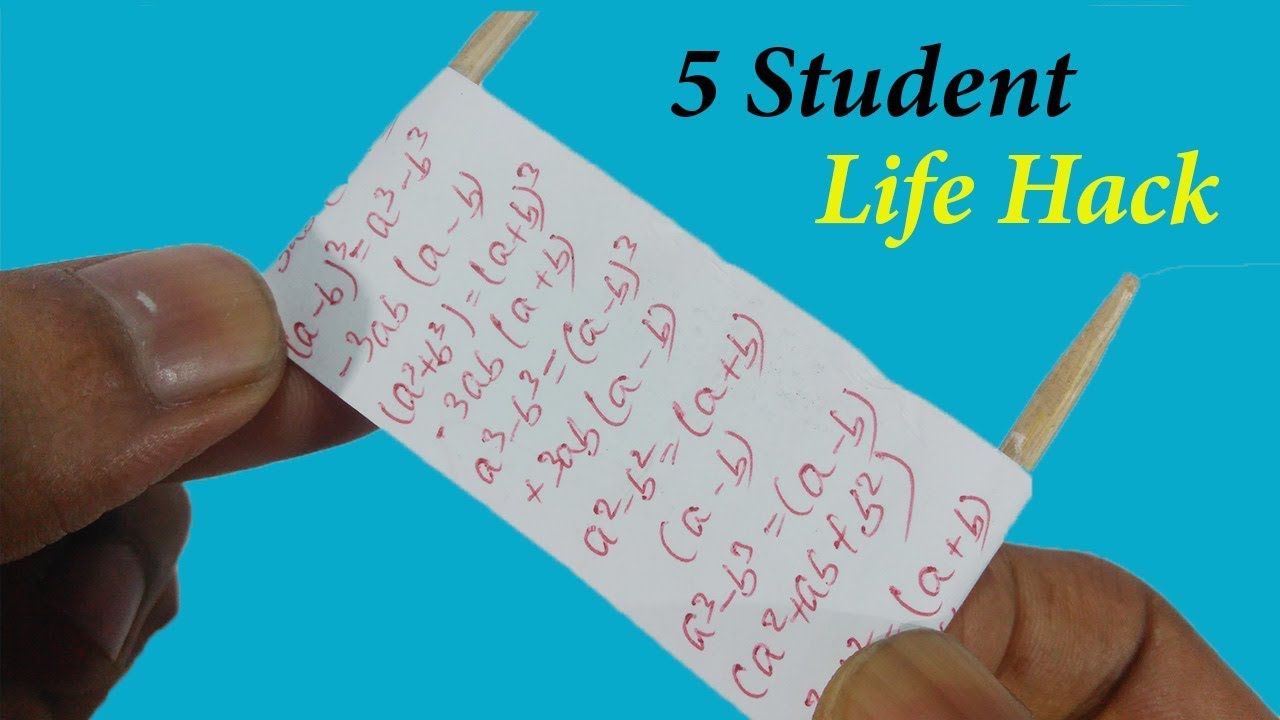 5 Awesome School Life Hack | You Need To See - YouTube