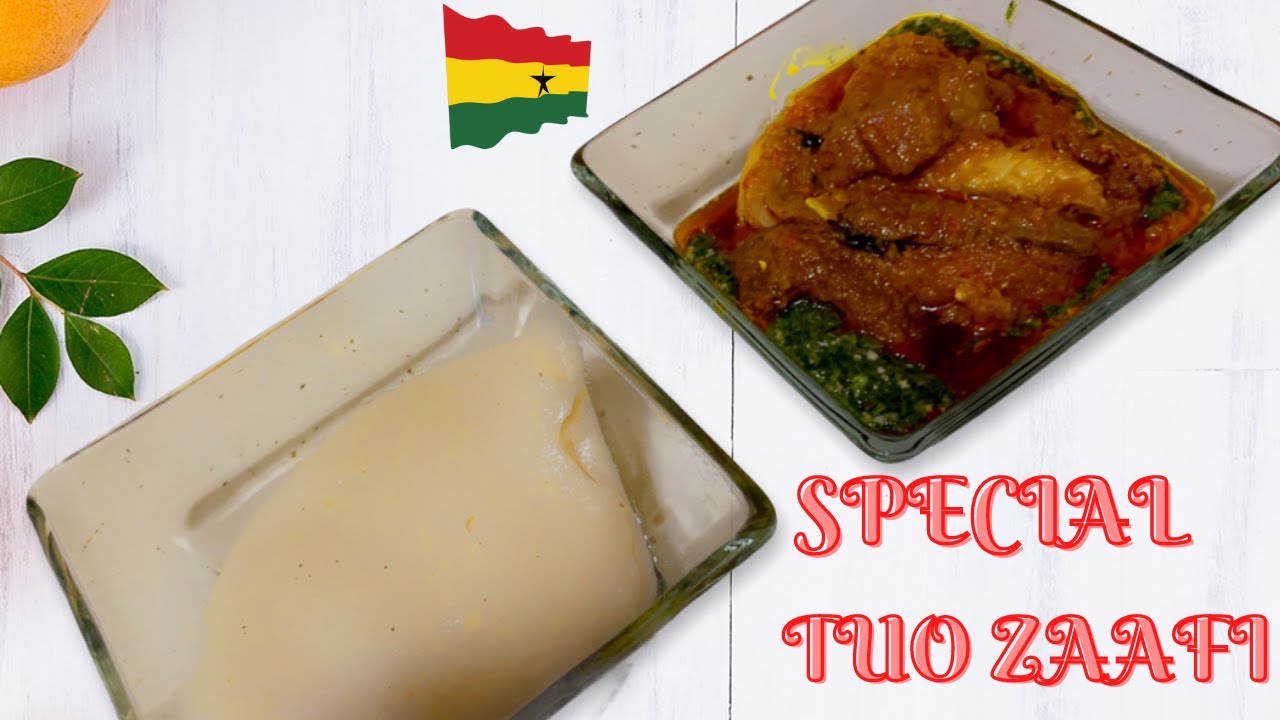 How to make Tuo Zaafi with Ayoyo Outside Ghana/Jute leaf soup/popular ...