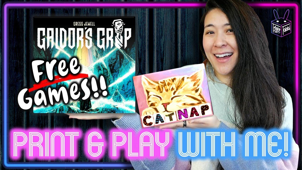 FREE Board Games! | Print & Play with Me 📝 ️ - YouTube