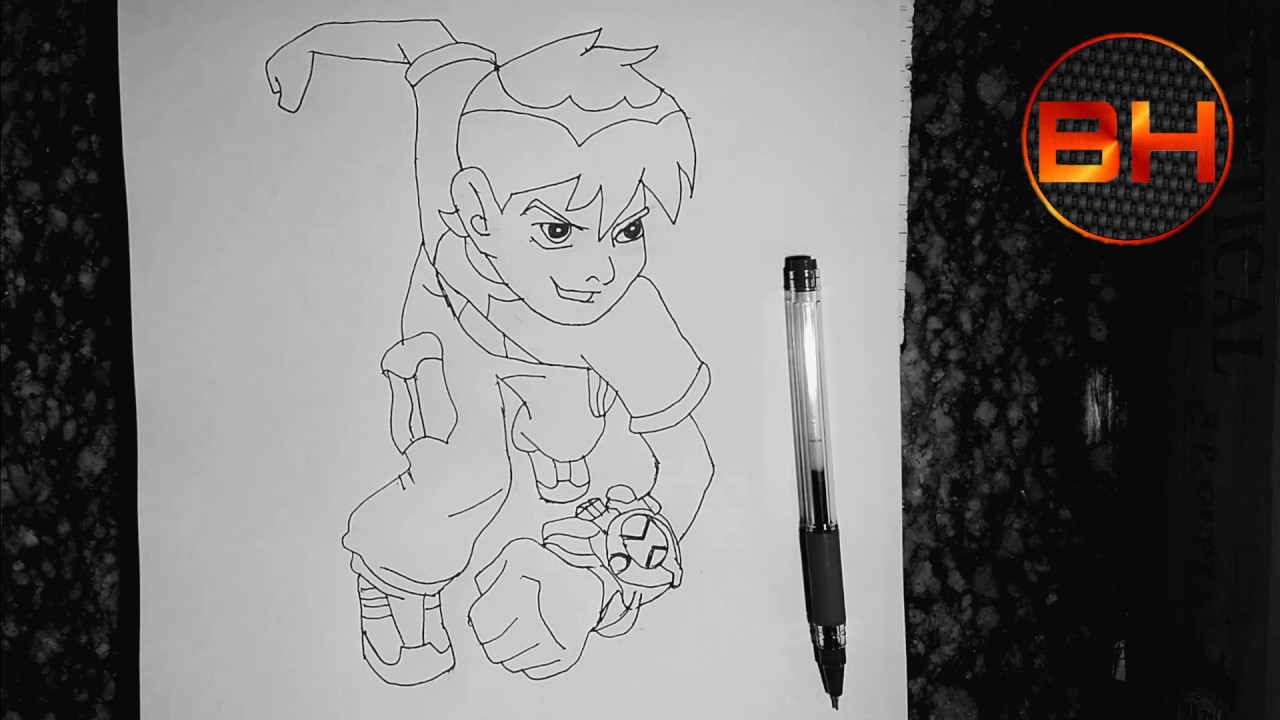 How to draw BenTen || BUSY HANDS - YouTube