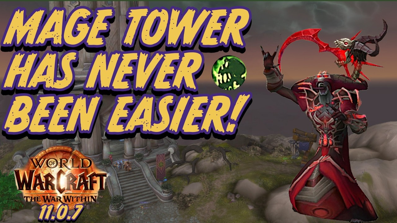 Affliction Warlock Mage Tower Explained | The War Within 11.1 - YouTube