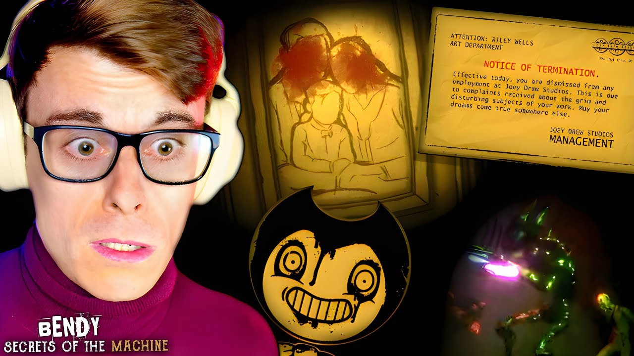 Bendy Secrets of the Machine is TRAUMATIC... (Full Game & Secrets ...