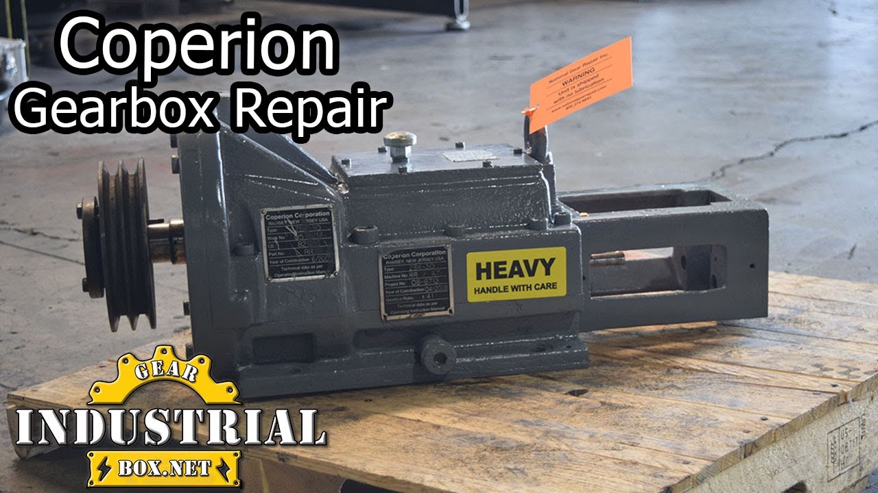 Coperion Gearbox Repair - YouTube
