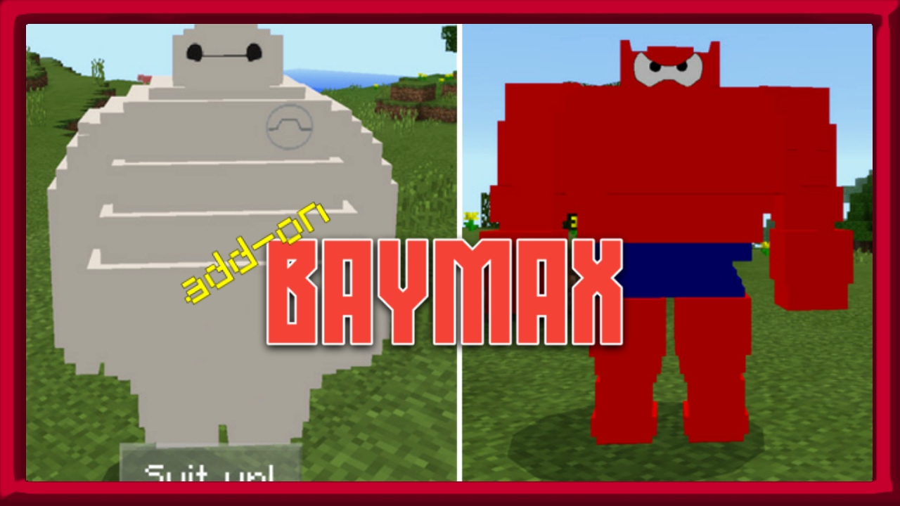 [Add-on] หุ่นยนต์ Baymax เพื่อนรักสุดเเสนดี!! | Minecraft pe 1.0.3 ...