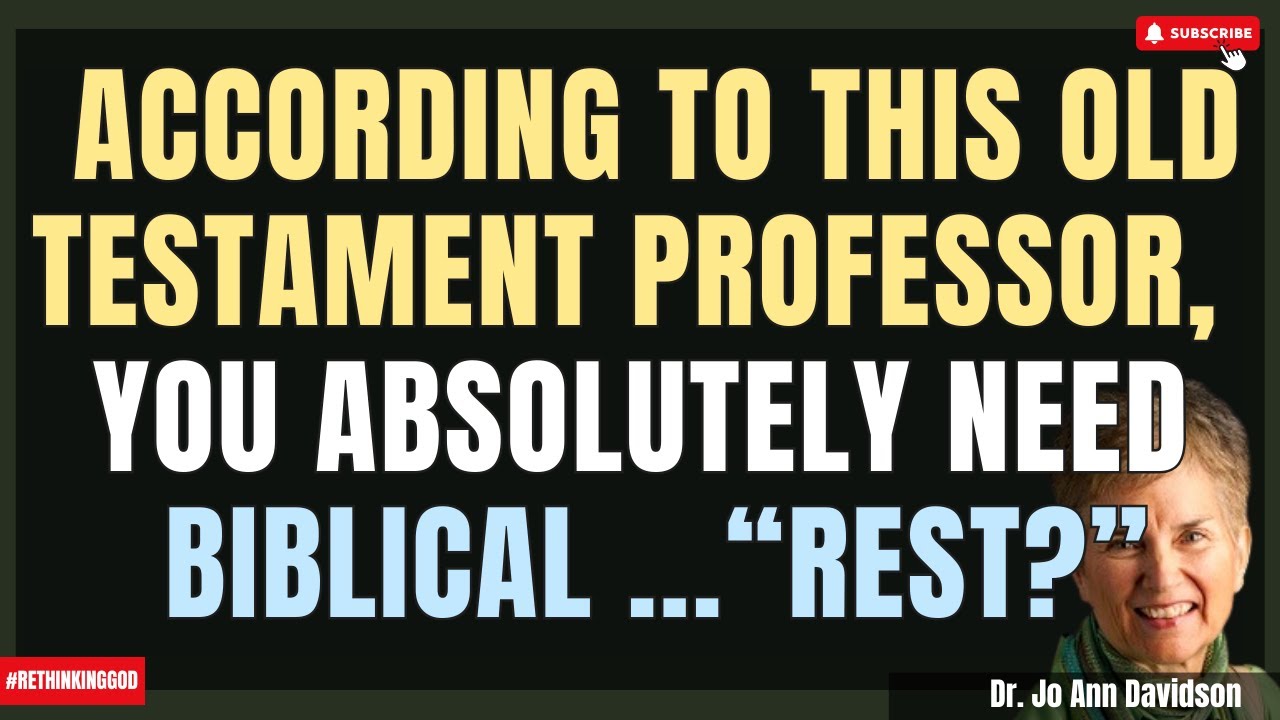 Old Testament Professor Explains how Sabbath "Rest" Can Transform Your ...
