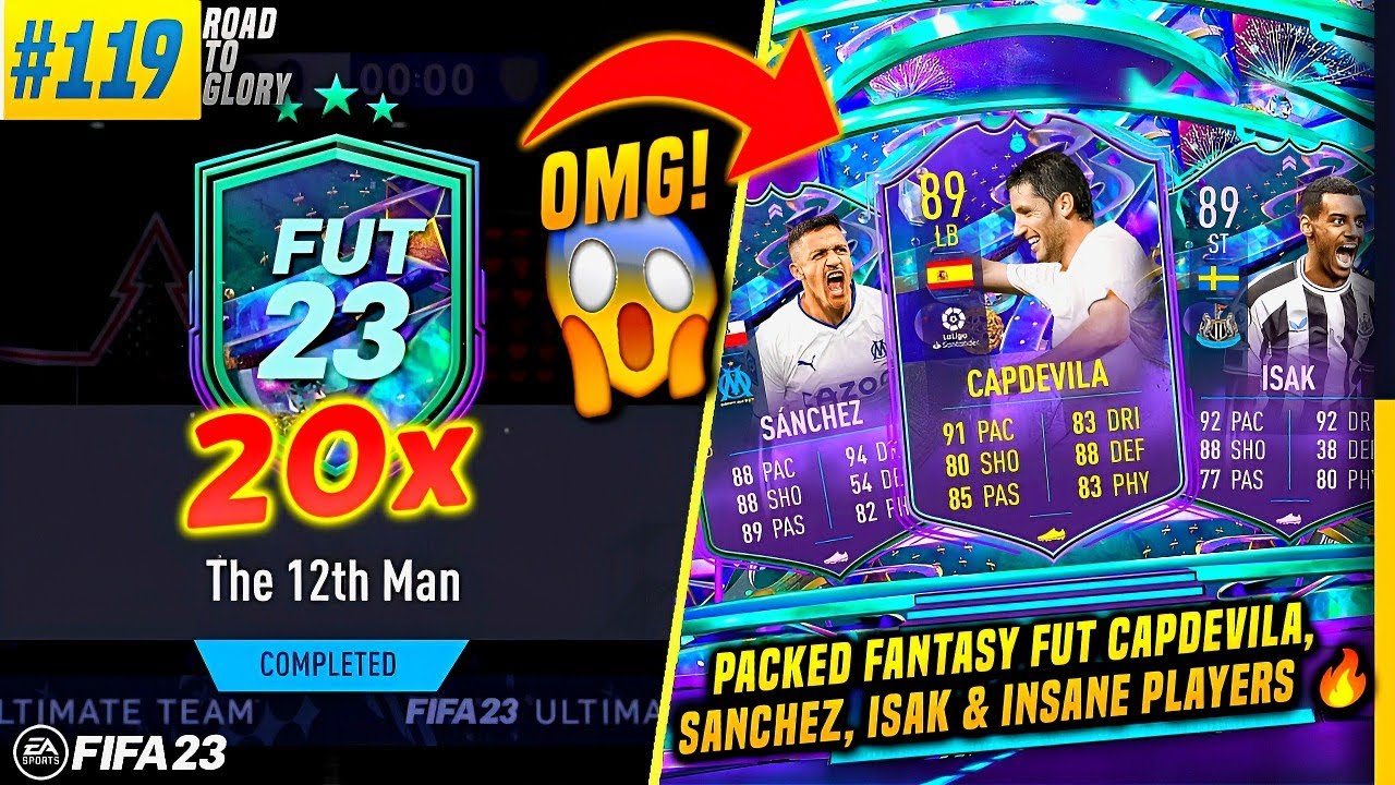 WOW! PACKED FF CAPDEVILA, SANCHEZ - OPENING 80x 12TH MAN PACKS & PLAYER ...