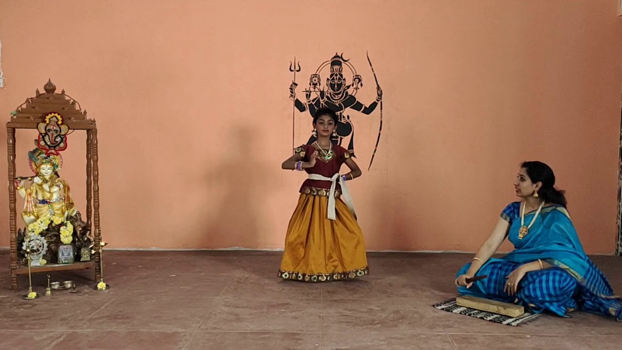 Jaathi adavu | Chaturashra jaathi | performed by Tharini - YouTube