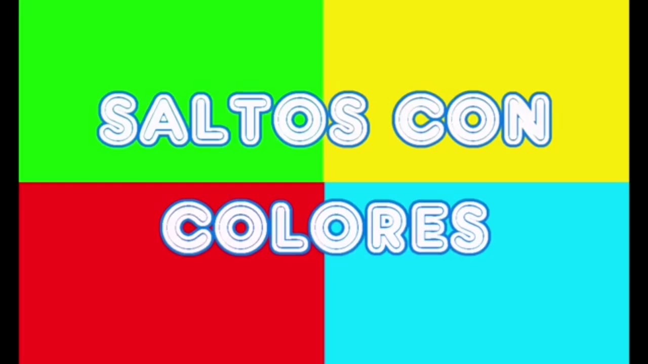 Saltos con Colores . Actividad Educación Física - YouTube