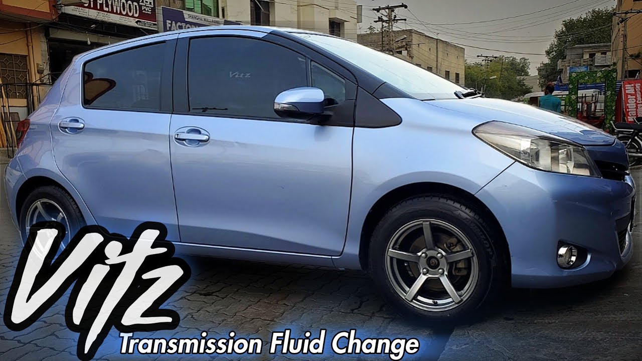 Toyota VITZ Transmission Oil Change and Calibration (2011 - 2019) - YouTube