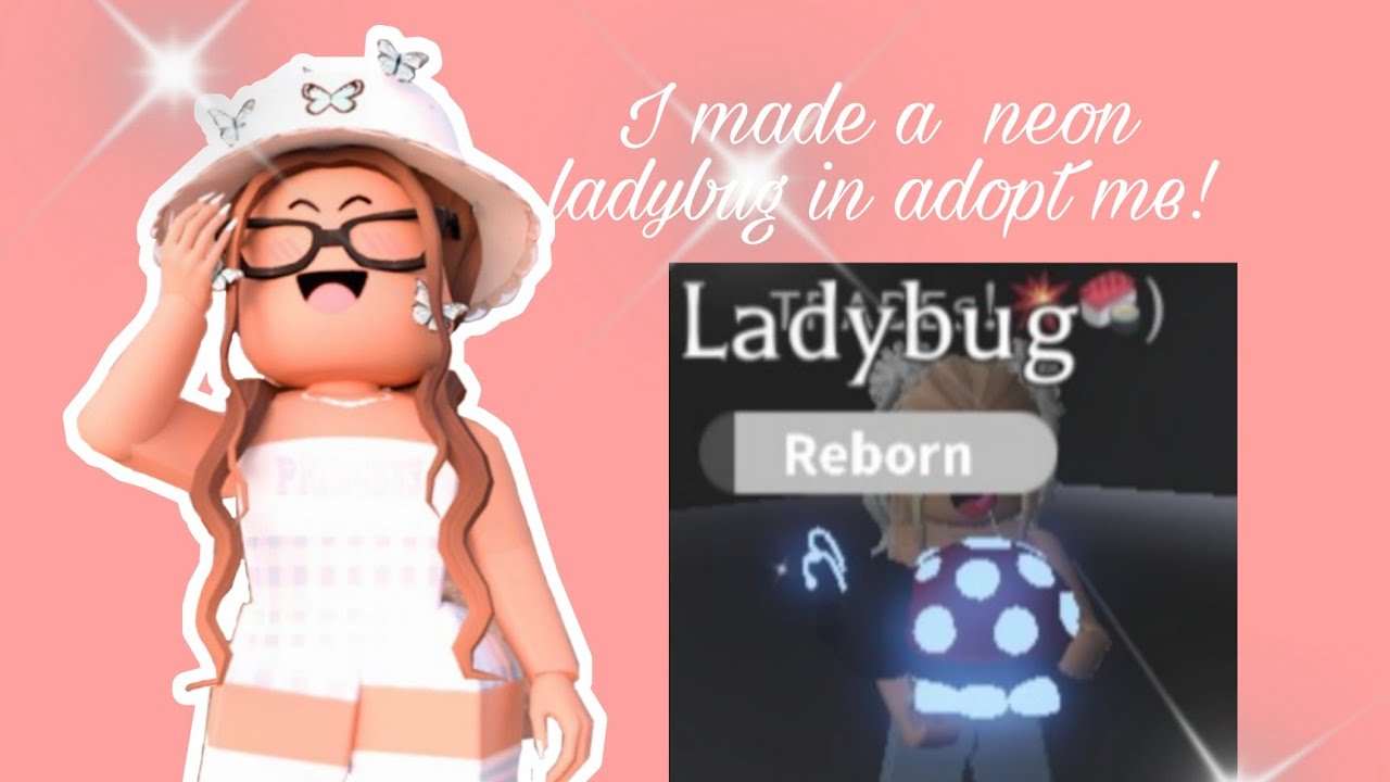 I made a neon ladybug in adopt me!(so cute)🐞 - YouTube