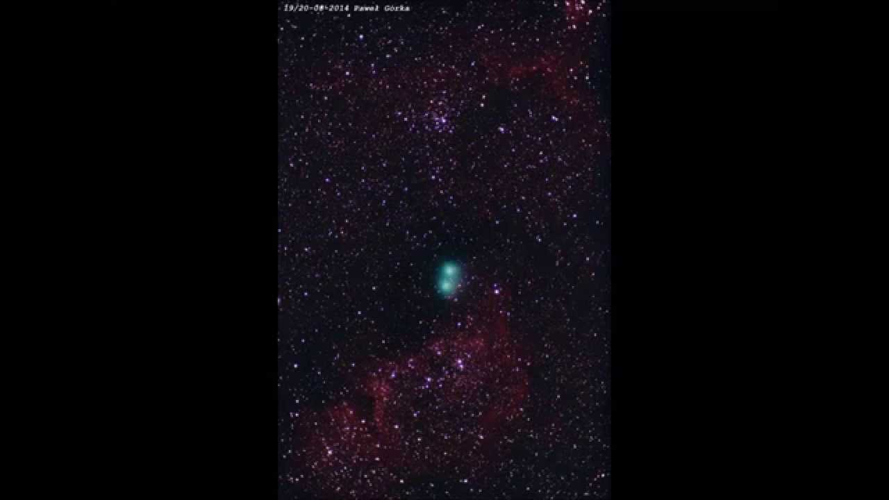 Kometa C/2014 E2 Jacques - YouTube