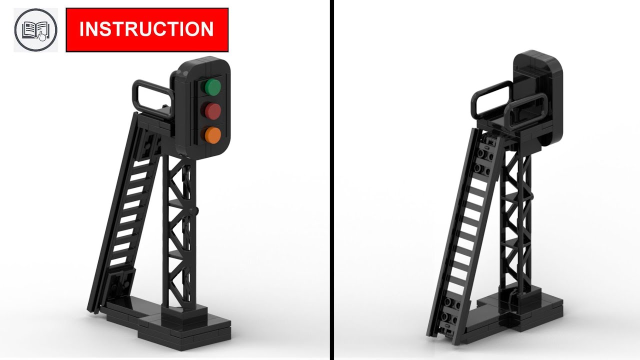LEGO Train Instruction - Signalisation ferroviaire - Railway signaling ...