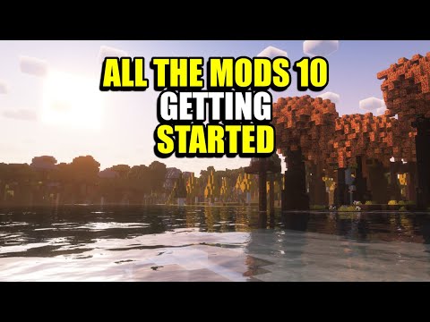 Ep1 Getting Started - Minecraft All The Mods 10 Modpack - YouTube