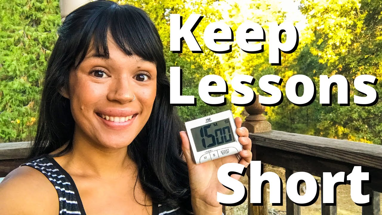 Homeschool Lesson Routine | Why I Keep Lessons Short - YouTube