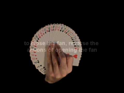 one handed circular fan tutorial - YouTube