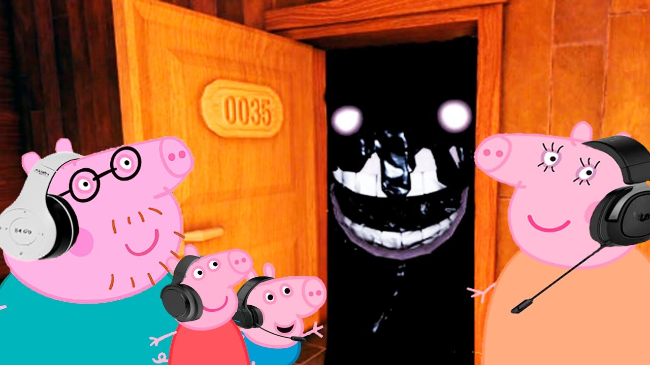 Peppa Pig Family Play Doors in Roblox - YouTube