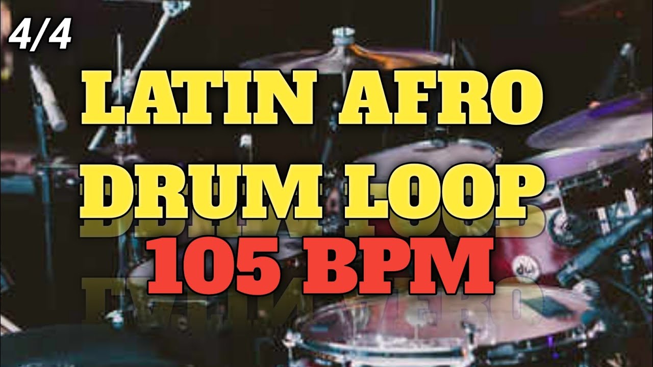 AFRO DRUM LOOP 105 BPM - YouTube