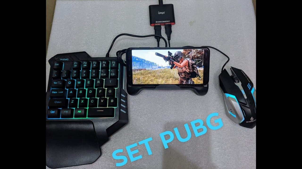 របៀបភ្ជាប់ Mouse keyboard លេង PUBG លើទូរស័ព្ទ-how to connect mouse ...