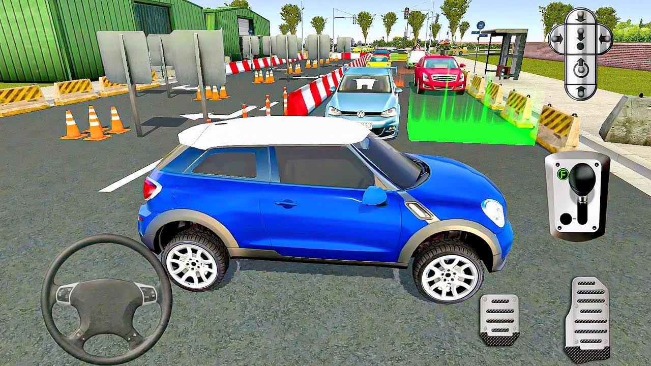 Roundabout: Sports Car Sim - Mini Cooper City Drive and Parking - YouTube
