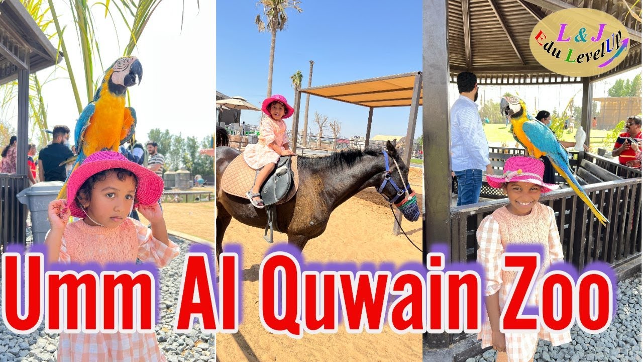 Umm Al Quwain Zoo | wild life park | UAE | L& J Edu LevelUP - YouTube