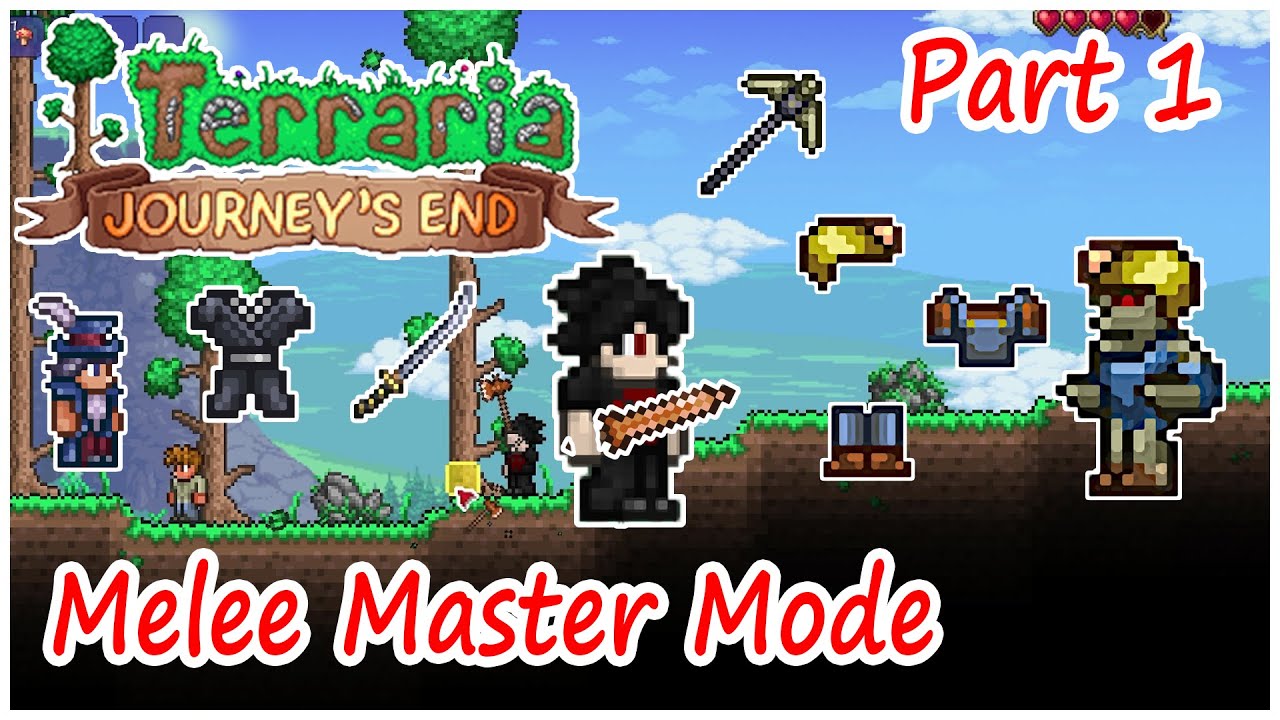 Terraria 1.4.4.9 Melee #1 การเริ่มต้นใหม่ของสายระยะประชิด ระยะประชิด ...