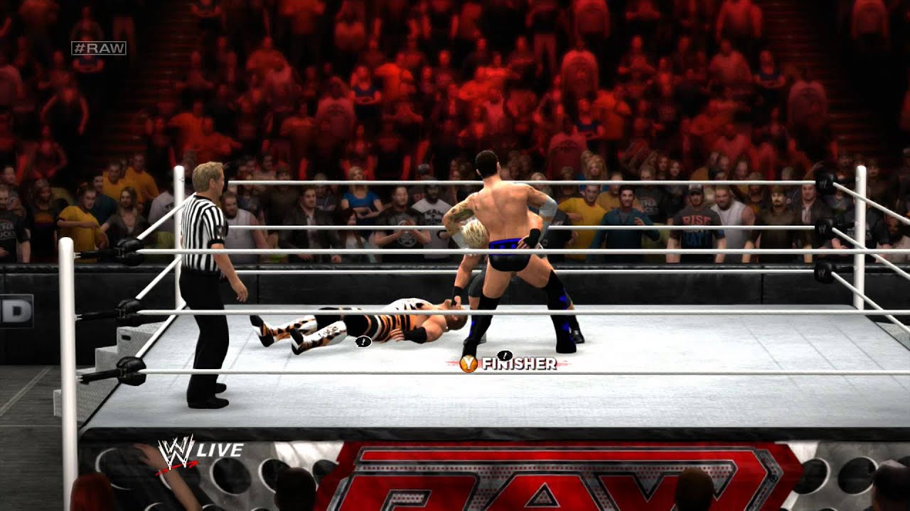 Glorious CM Punk And Rob Van Dam Vs Tyson Kidd and Dolph Ziggler - YouTube