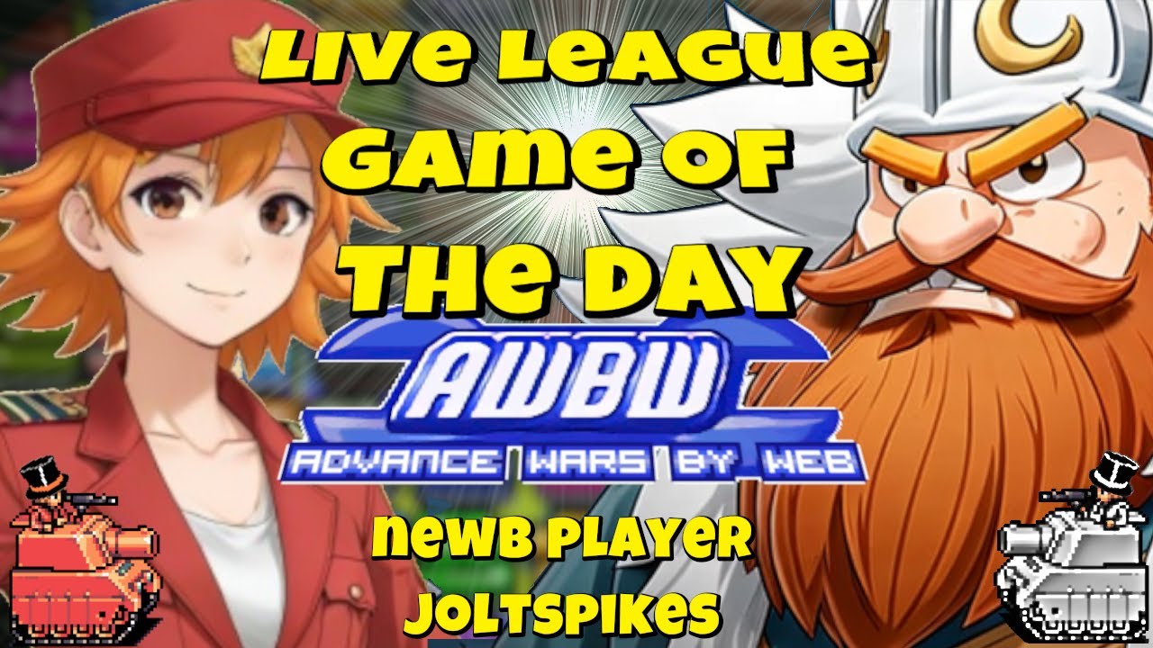 AWBW Live Game of the day - Ep. 114 - newb player vs joltspikes - YouTube