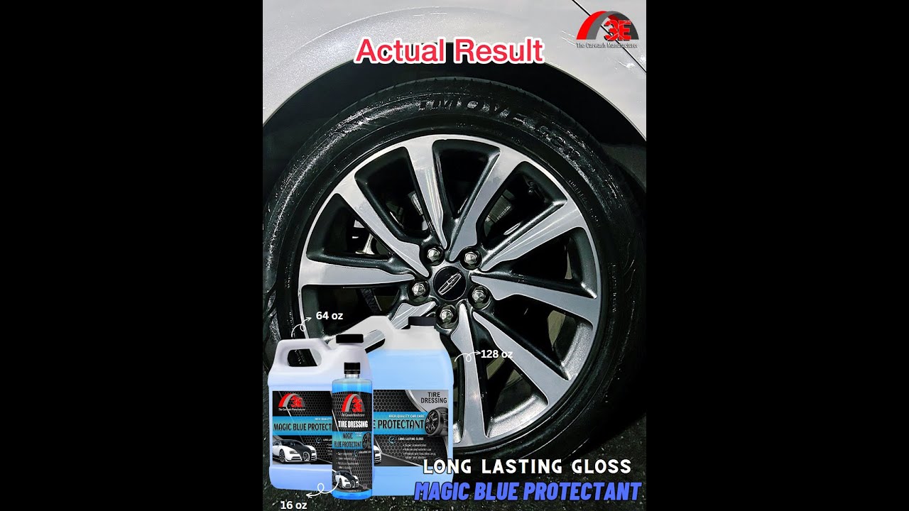 3E Magic Blue Protectant Tire Coating And Dressing Long-Lasting ...