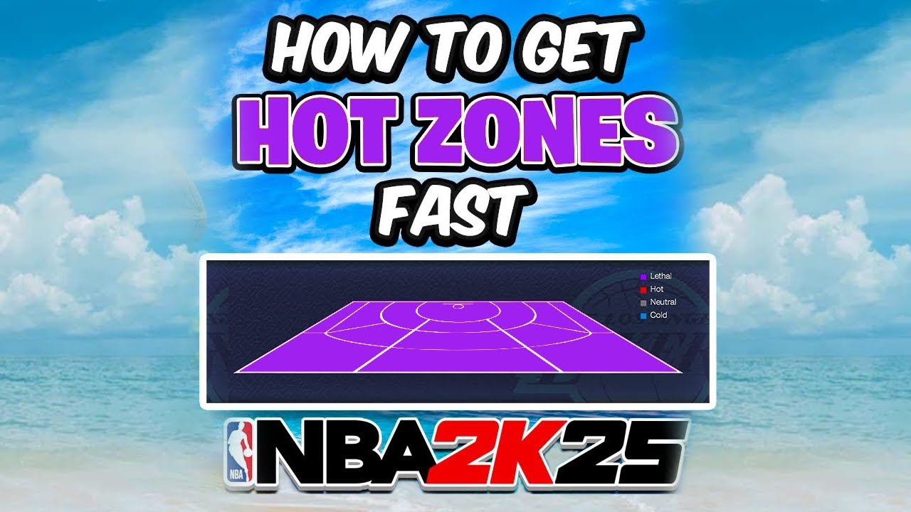 HOW TO GET HOT ZONES in NBA 2K25 - YouTube