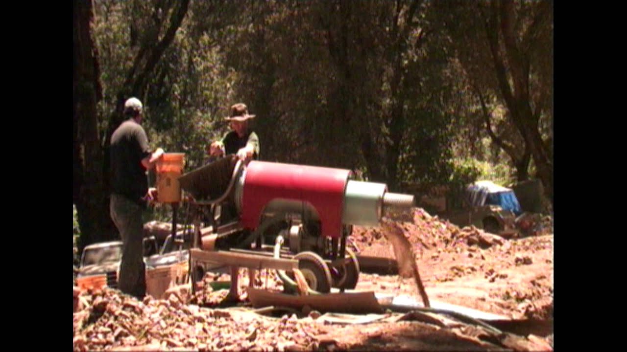 Eliminator Reverse Helix Gold Trommel, GPAA Field Test - YouTube
