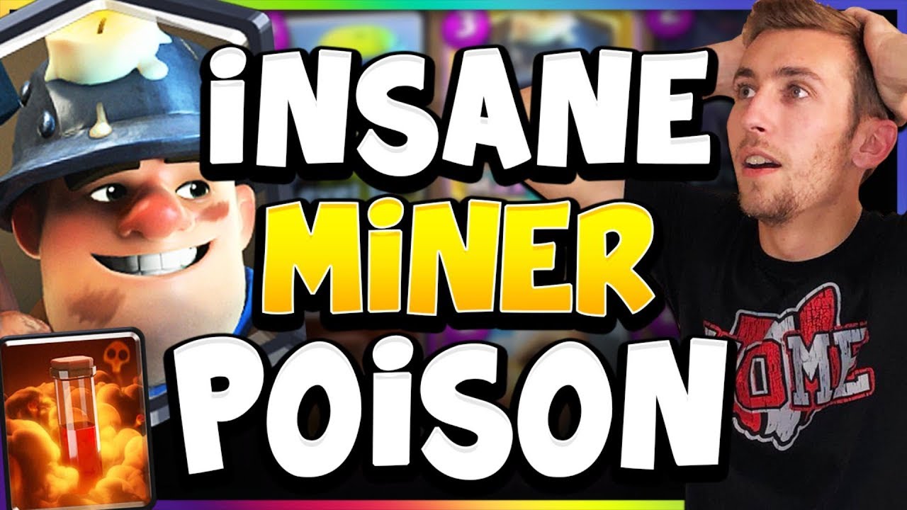 The BEST Miner Poison Deck! FAST 3.0 ELIXIR CYCLE - Clash Royale - YouTube