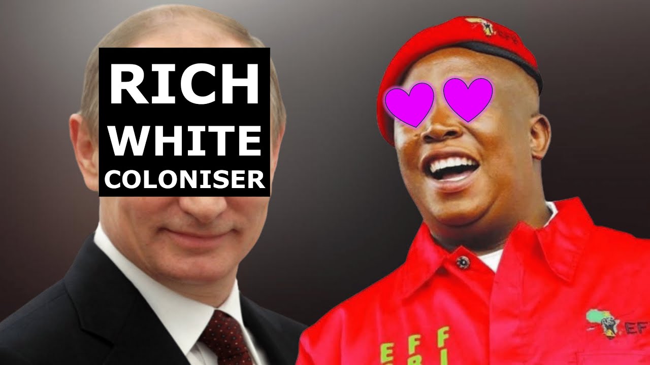 Malema LOVES this Rich White man doing Imperialism - YouTube