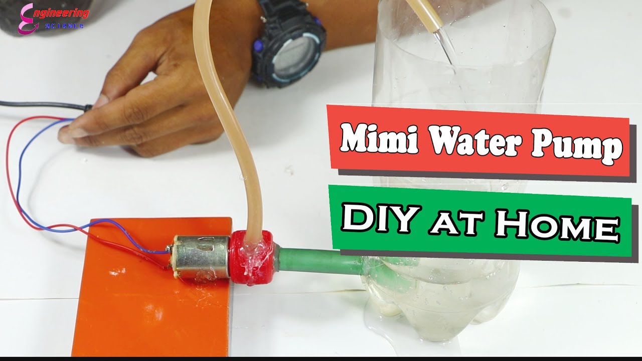 How to Make a Mini Water Pump from Motor at Home | Awesome Ideas - YouTube