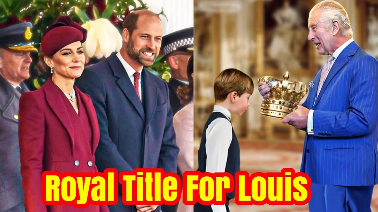 King Charles SHOCKED Everyone, Gives His Royal Title To Prince Louis ...