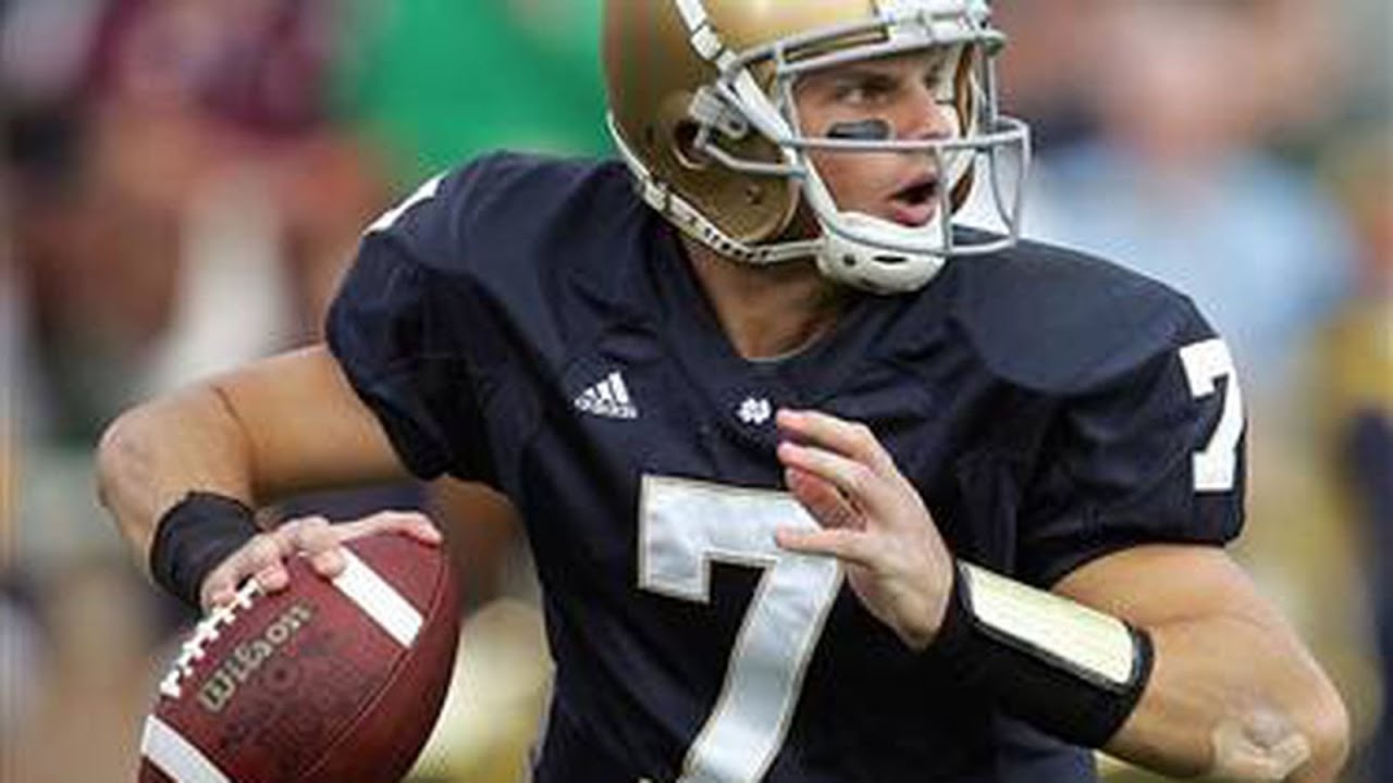 Jimmy Clausen Notre Dame Highlights - YouTube