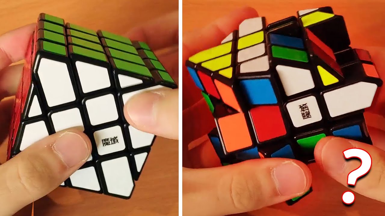 A 4x4 Ninja Star Cube!? || MoYu AoSu Windmill 4x4 Unboxing + Solve ...