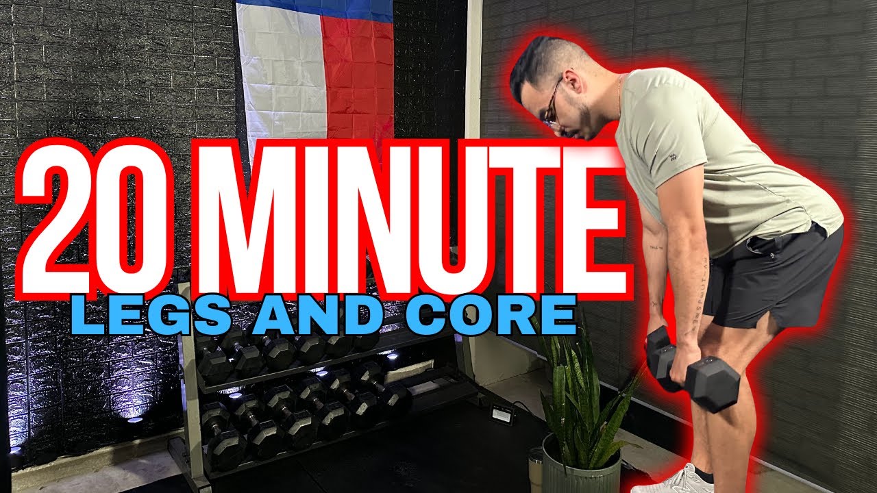 20-MINUTE LEGS & CORE WORKOUT: BURN FAT, SCULPT MUSCLES, GET FIT FAST ...