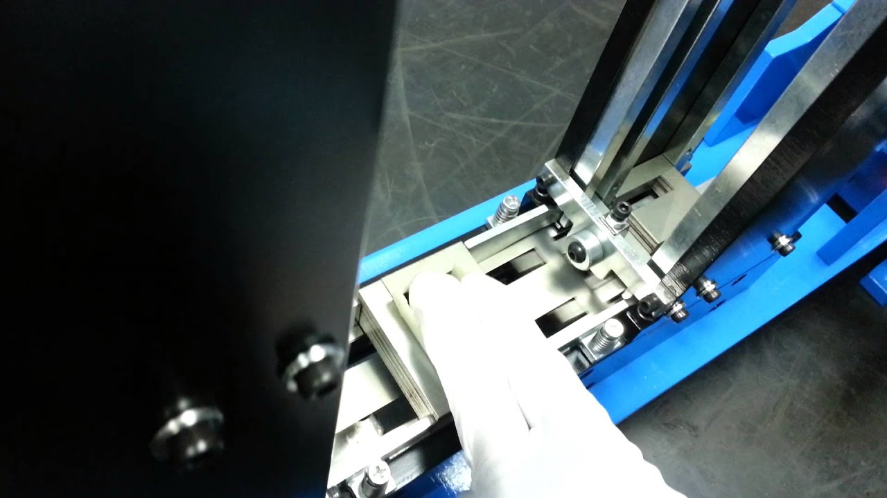 EI-57 lamination stacking machine - YouTube