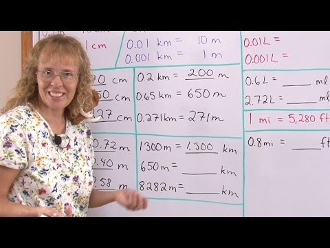 Decimals in measuring units - grade 5 math - YouTube