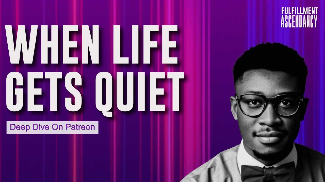 Why You Struggle When Life Gets Quiet - YouTube