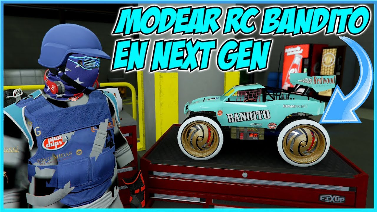 COMO MODEAR TU RC BANDITO/COCHE RADIO CONTROL (NEXT GEN-PLAYSTATION 5 Y ...