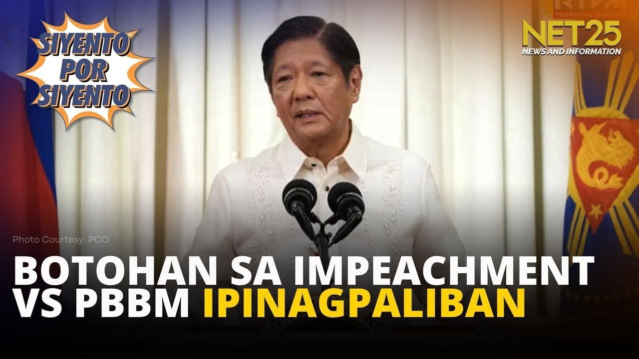 Botohan sa “sufficiency in substance” ng impeachment vs PBBM ...